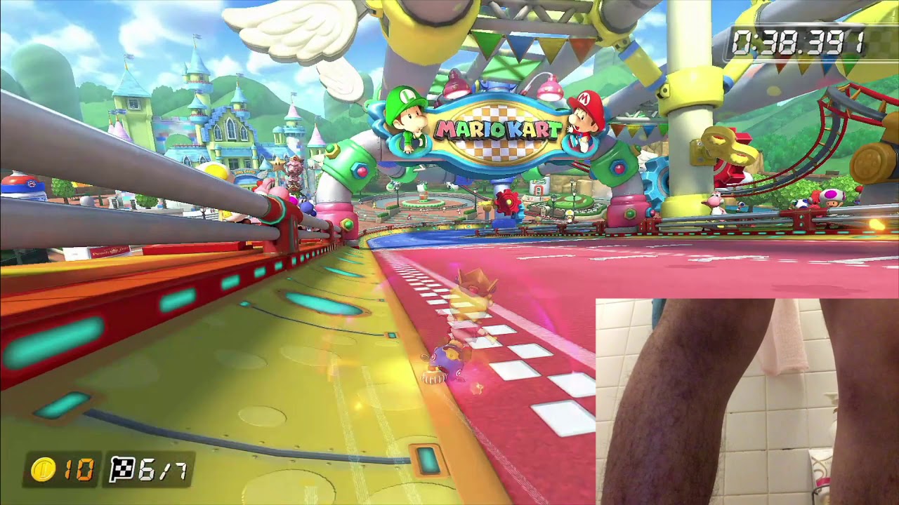 【マリオカート8DX】200cc GC ベビィパーク 世界1位VS 早漏男 【M K8DX】200cc Baby Park World ...